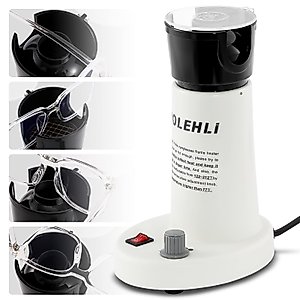 Spolehli Optical Eyeglasses Frame Warmer Eyeglass Frame Heater 122~212℉(50~100℃) Optical Hot Air Frame Heating Adjuster Adjustable Temperature 110v US Plug TR90