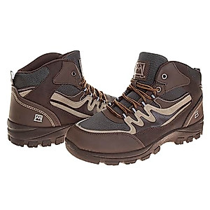 Avalanche Outdoor Boots (Men) Hiking, Brown Multi, 8.5-9.5
