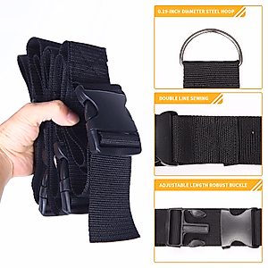 Panumly Camping Chair Wall Storage for Garage, Adjustable Garage Wall Organizer Straps with Flexible Release Buckles, Hanging Garage Organization for Beach Chairs, Umbrellas, 4 Storage Holds