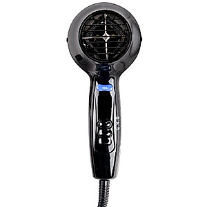 Conair 047BW Black 2 Heat / 2 Speed Hair Dryer - 1600W