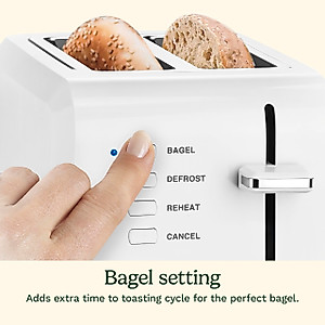 Cuisinart CPT-122 Compact Plastic 2-Slice Toaster, White