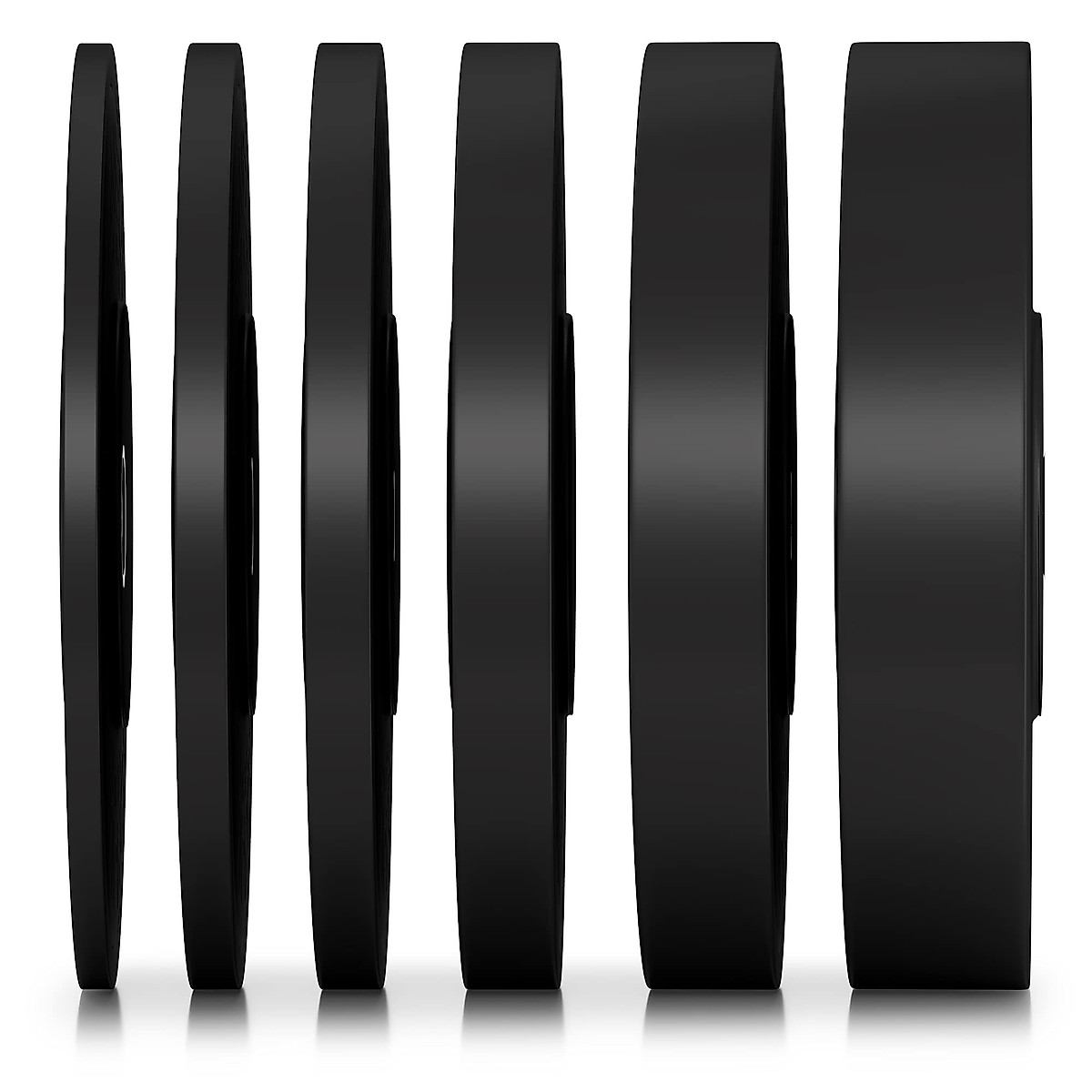 HD Bumper Plates 2" (Single) - One (1) 25 LB Single Rubber Weight Plate in Pounds (LB) for Olympic Barbells - Ideal for Cross-Training, Weightlifting, Fitness and Gym Weights (25lb (Single Plate))