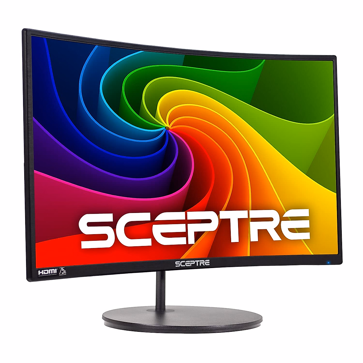 Sceptre Curved 24-inch Gaming Monitor 1080p R1500 98% sRGB HDMI x2 VGA Build-in Speakers, VESA Wall Mount Machine Black (C248W-1920RN Series)