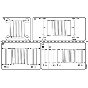 Safety 1st 14 cm Extensions for Pressure Fit Gate