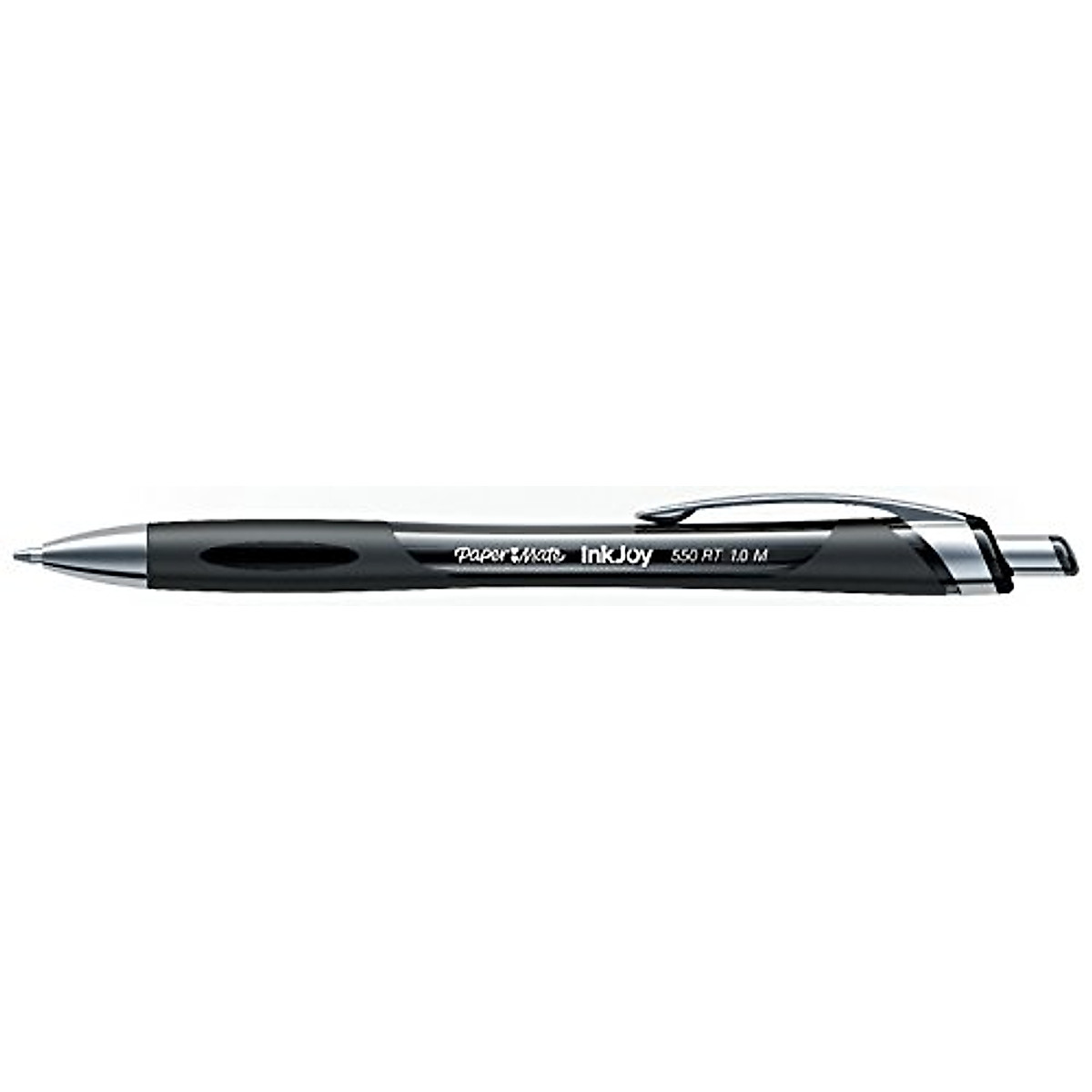 Paper Mate InkJoy 550RT Retractable Ballpoint Pens, Medium Point, Black, Box of 12 (1951345)
