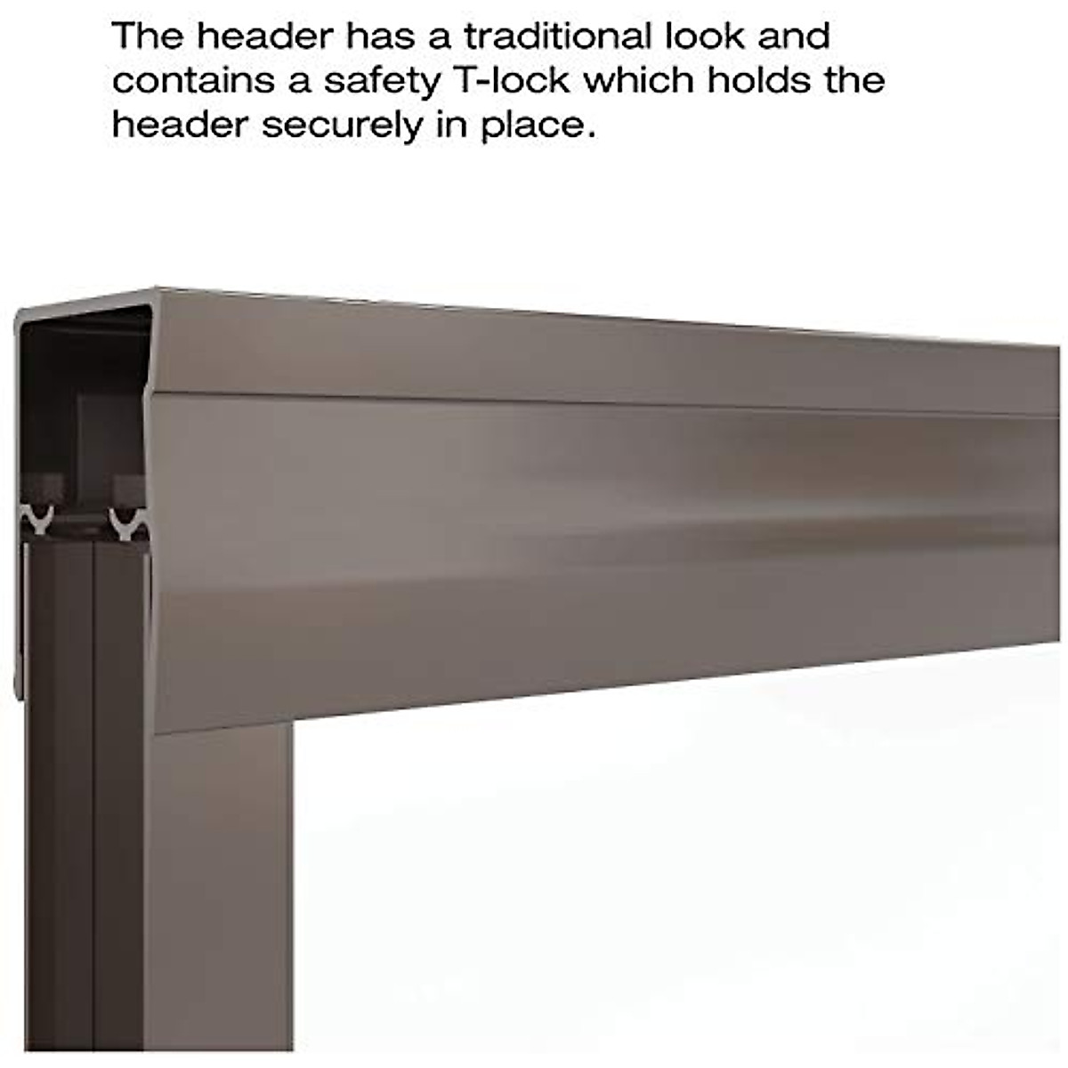 Basco Classic Sliding Shower Door, Fits 44-47 inch opening, Clear Glass, Silver Finish