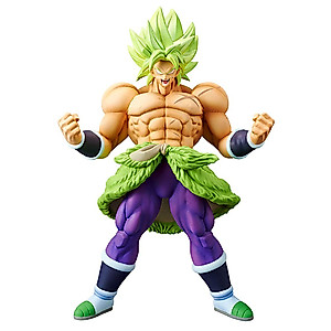 Banpresto 39034/10223 Dragon Ball Super Movie Choukokubuyuuden - Super Saiyan Broly Full Power Figure, Multicolor
