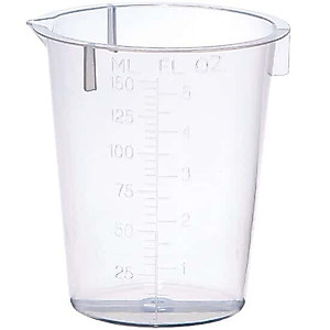 Cole-Parmer Essentials Plastic Beaker, Transparent PP, 150 mL, 100/pk