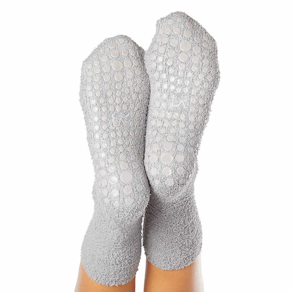 LA ACTIVE Non Slip Yoga Grip Socks - Barre Ballet Pilates Athletic Socks for Men and Women