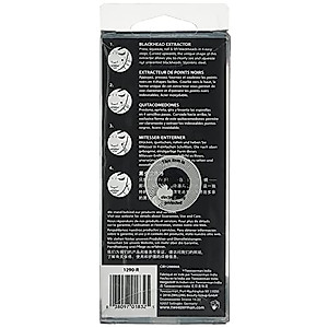 Tweezerman Stainless Steel Blackhead Extractor, Silver