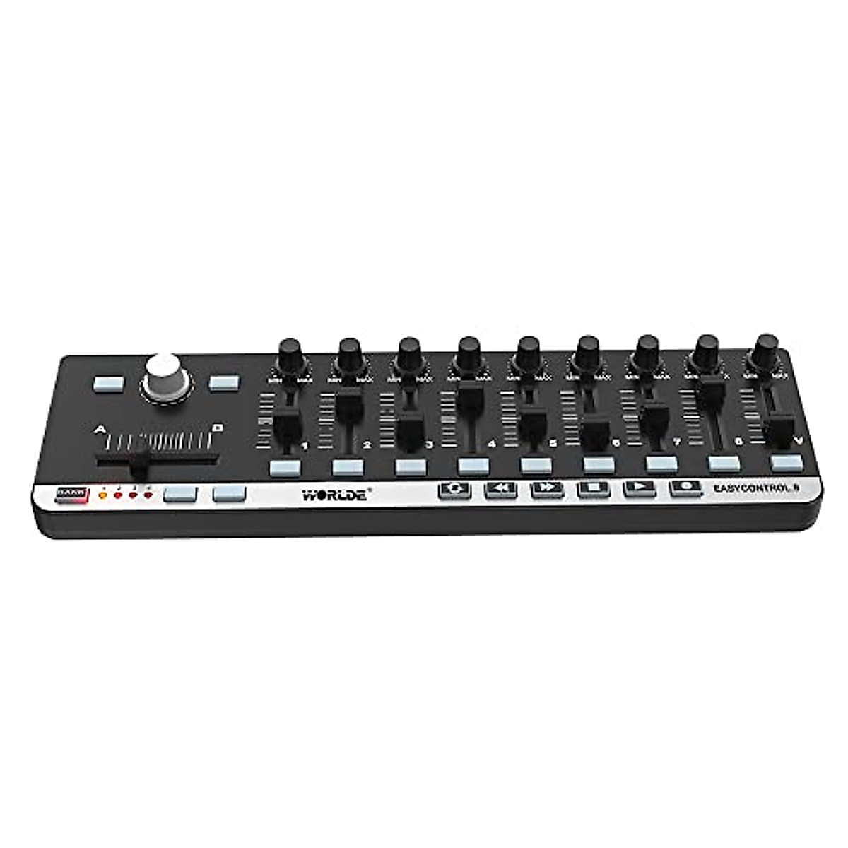 Btuty Portable Mini USB 9 Slim-Line Control MIDI Controller Keyboard Controller