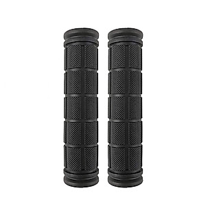 Kasteco 2 Pairs Bicycle Handle Bar Grips Mushroom Grips for BMX/MTB/Road Mountain Bikes, Black