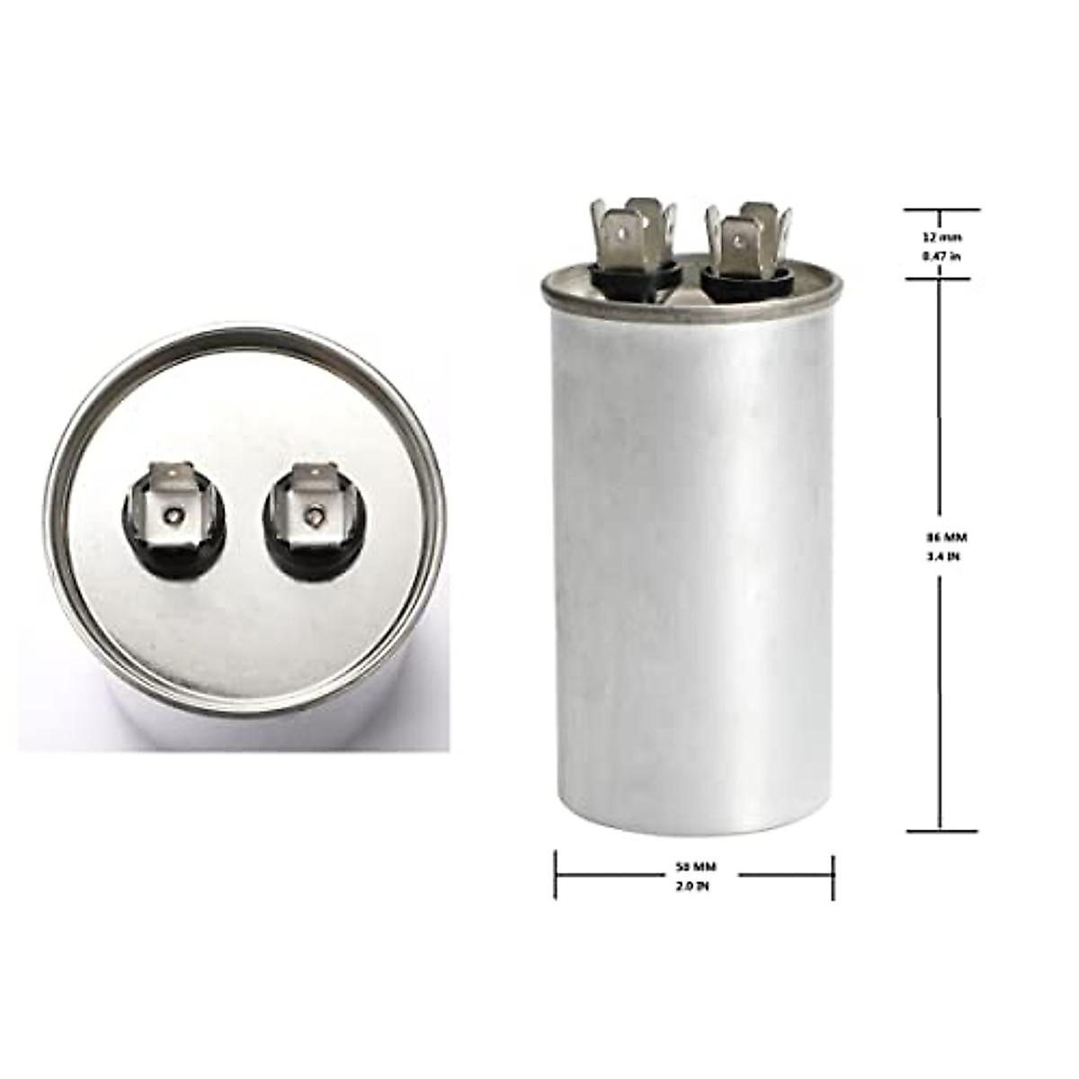 30 MFD uF Motor Run Capacitor Well Pump Run Capacitor CBB65 Single Round Capacitor