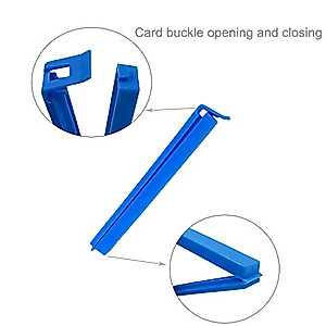 10 Pack Sealing Clips for Food,Bag Clips Plastic Sealing Clips for Food and Snack Bag Fresh Keeping Clamp Sealer For Kitchen (Random Colors)