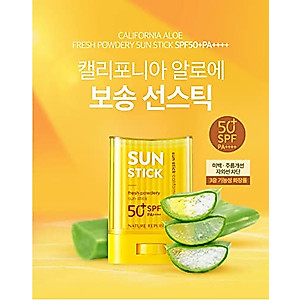 Nature Republic California Aloe Fresh Powdery Sun Stick SPF50+ PA++++ 22g / 0.77 oz.
