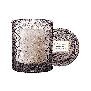 LA JOLIE MUSE Scented Candle, Candles for Home Scented, Linen Scented Candle, 8 oz 50 Hours Burn, Candles Gift for Women & Men