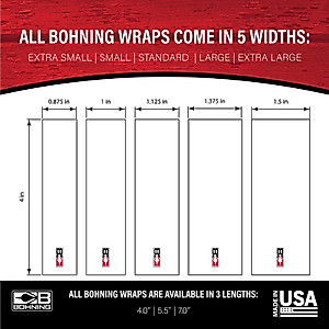 Bohning 4" Solid Arrow Wraps, Standard, Blackout