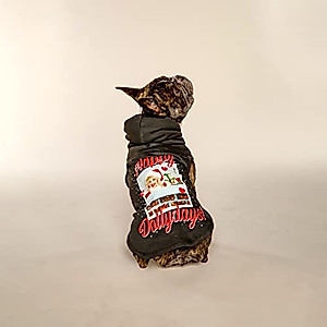 Doggy Parton Black Happy Dollydays Hoodie for Pets, Extra Small