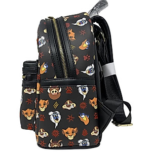 Loungefly Disney Lion King Faces Embroidered Mini Backpack Exclusive