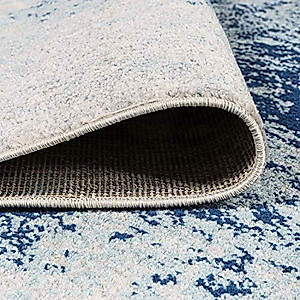 JONATHAN Y CTP109B-28 Dune Modern Abstract Indoor Area-Rug Bohemian Easy-Cleaning High Traffic Bedroom Kitchen Living Room Non Shedding, 2 X 8, Blue