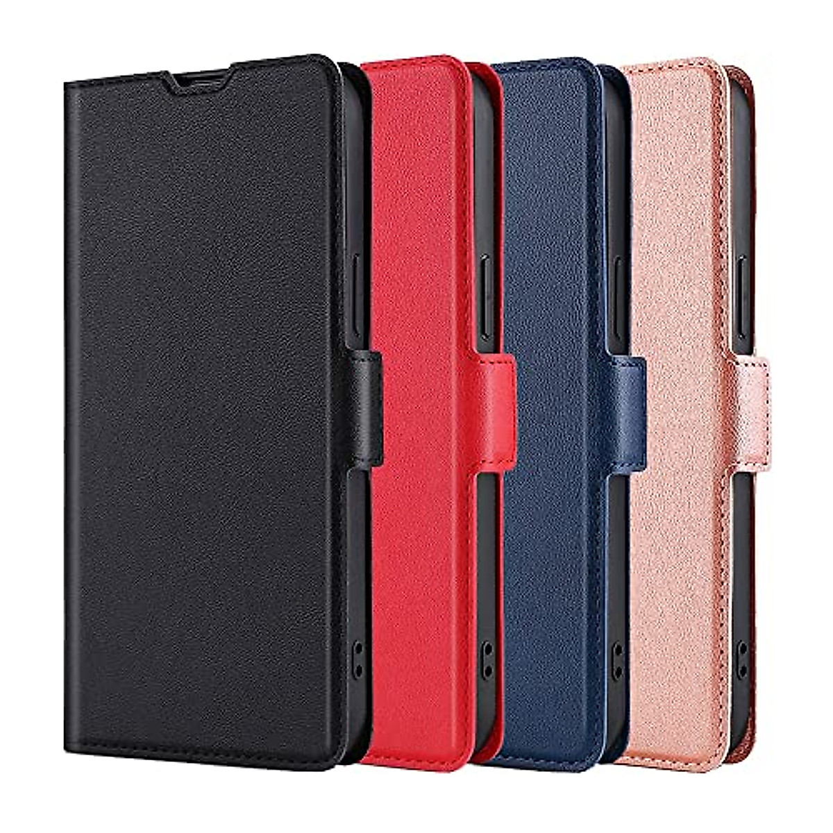 Fansipro Wallet Folio Case for Samsung Galaxy S9 Plus, Premium PU Leather Slim Fit Cover for Galaxy S9 Plus, 1 Card Slot, Handy, Black