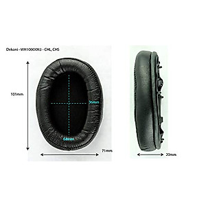 Dekoni Audio Choice Ear Pads for Sony WH1000Xm3 Headphones (Choice Leather)