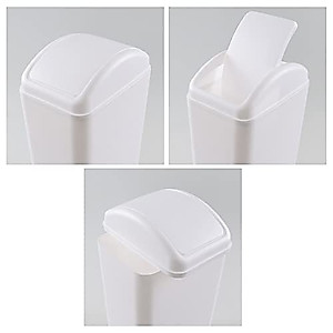 Tstorage 3.5 Gallon Trash Can with Swing Lid, Slim Swing Lid Trash Bins