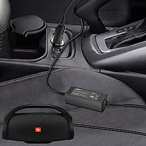 HKY DC Adapter for JBL Boombox Portable Bluetooth Waterproof Speaker & JBL Xtreme Series Speaker Replacement Power Supply Cord Input DC 12V-24V Output 19V 65W JBL Boombox Car Adaptor