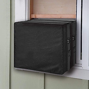 LBG Products Window Air Conditioner Cover 27''Wx19''Hx25''D for Outside AC Unit,Heavy Duty Winter AC Defender,Bottom Covered