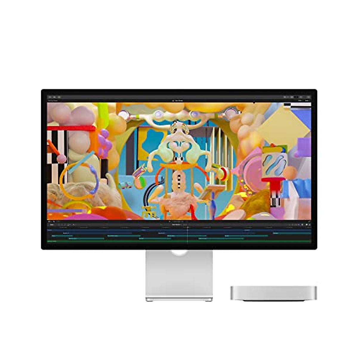 Apple 2023 Mac Mini Desktop Computer M2 Pro chip with 10‑core CPU and 16‑core GPU, 16GB Unified Memory, 512GB SSD Storage, Gigabit Ethernet. Works with iPhone/iPad