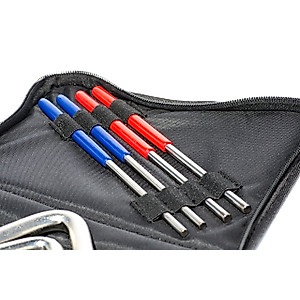 TreeWorks Chimes TRE57BP Made in USA Set of Three Triangles and Beaters with Carrying Case for Storage and Travel