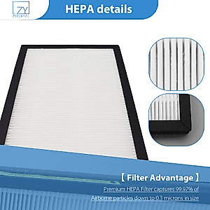 2 Pack NEA-F1 Post Filters and 10 Pack NEA-C1 Activated Carbon Pre Filters, Compatible with Eureka NEA120 and Toshiba CAF-W36USW