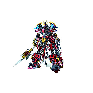 Microworld 3D Metal Model Kits, Lyu Bu 3D Metal Puzzle Mechanical Soldier Figure Warrior, Challenge Metal Earth Model Kits Jigsaw Brain Teaser DIY Art Craft Puzzles for Adults Men Boys