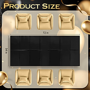 Just Shimmer 4 Pieces Black & Dark Purple Foil Tablecloth 54 * 72inch Plastic Birthday Party Table Cloths Disposable Waterproof Table Cover for Halloween Christmas Wedding Graduation Party Supplies