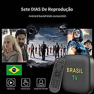 2023 Brazil IPTV Box with 2GB RAM 16GB ROM DDR HDMI TF H.265 HEVG DuoBand WiFi 2.4G/5G 6k Video Supported