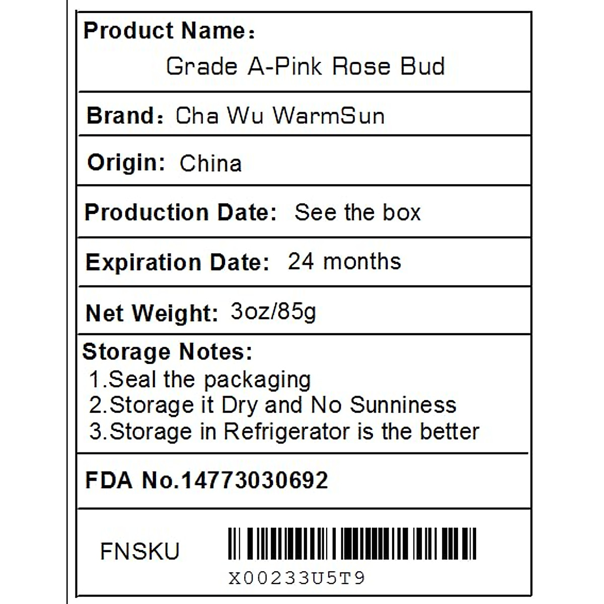 Cha Wu-[A] Pink Rose Buds(3oz),Loose Leaf Flower Petal Tea,Natural Fragrant Herbal Tea,Afternoon Tea