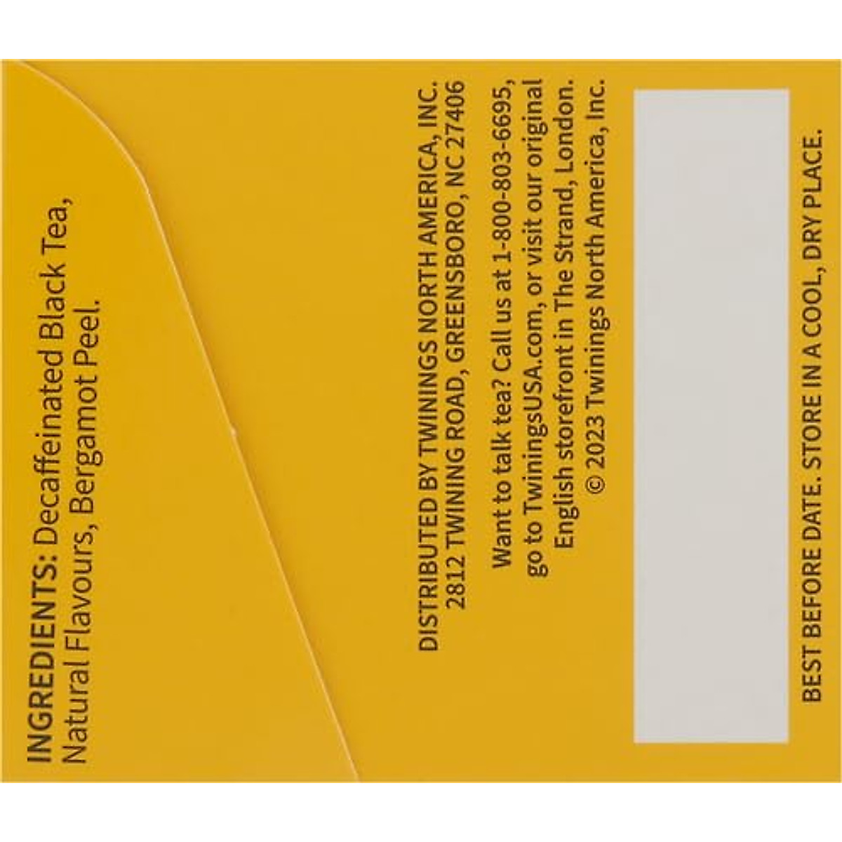 Twinings Earl Grey Decaf Tea, 20 Count