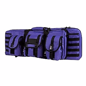 NC Star CVDC2946PR-36 NcStar, Double Carbine Case, Sizenameinternal, Black with Purple Tan, 36