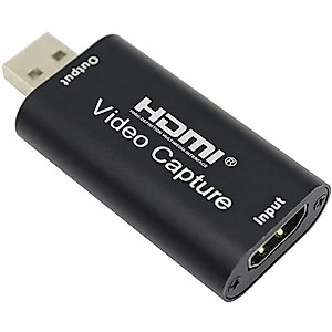 4K Video Capture Card, HDMI to USB Capture Card 1080P for Streaming, Recording, Gaming, Compatible with Nintendo Switch, PS5, Xbox