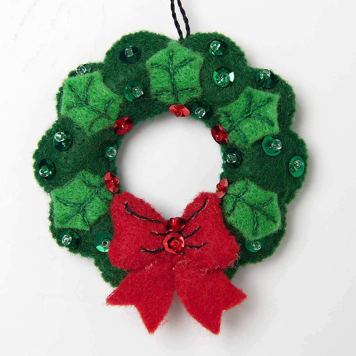 Bucilla Felt Applique Ornament Kit, 2.5" x 2.5", Christmas Minis