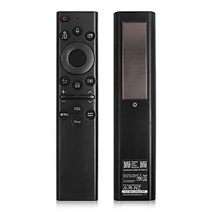 BN59-01385A Voice Replacement Remote Control for Samsung Smart Tvs 4k 8K Ultra HD Neo QLED The Frame and Crystal UHD Series 2021-2023 Models, Rechargeable Solar Cell and USB Type-C