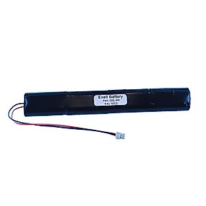 9.6V 1000mAh NiCD Emergency Lighting Battery Replaces Lithonia ELBB004 EBE306 OSI OSA228 18737 BAT9.6V700 BBAT0043A BAA-96 BBAT0044A AA900MAH BCN800-8BWP-CE005 COMBOG-ST2 CUSTOM-306-U ELB-B003 ELBB003