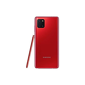 Samsung Galaxy Note 10 Lite N770F 128GB Dual-SIM GSM Unlocked Phone (International Variant/US Compatible LTE) - Aura Red (Renewed)