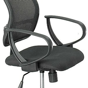 JHUS Mesh Extended Height Chair, Black Gaming Chair Office Chair Gaming Desk Computer Chair high Chair Home Office Desk Chairs Office Chairs Home Office Office Furniture Swivel