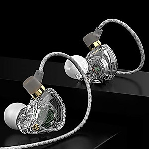 Gaweb Earphones, 1 Set QKZ SK3 Earbud Wired Lightweight TPE Universal Earbud for Computer - Multicolor