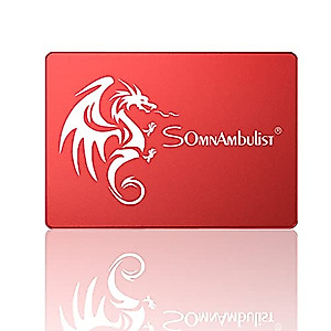 Somnambulist 120GB 240GB 480GB SATA3 SSD Hard Drive 2.5 inch Solid State Drive SSD (Red Dragon-120G)