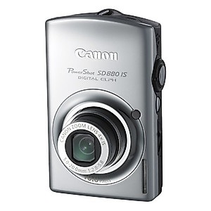 Canon PowerShot SD880IS 10MP Digital Camera with 4x Wide Angle Optical Image Stabilized Zoom (Silver)