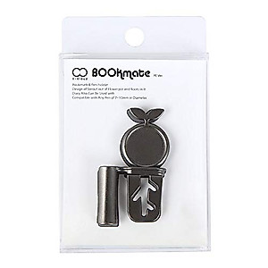c-cloud Bookmate Bookmark, Pen Holder for Planners, Journals Using Book-Spine, Compatible with BIC Ballpoint Pens (Titan)