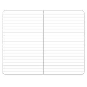 Elan Publishing Company Field Notebook / Pocket Journal - 3.5"x5.5" - Black - Lined Memo Book - Pack of 5