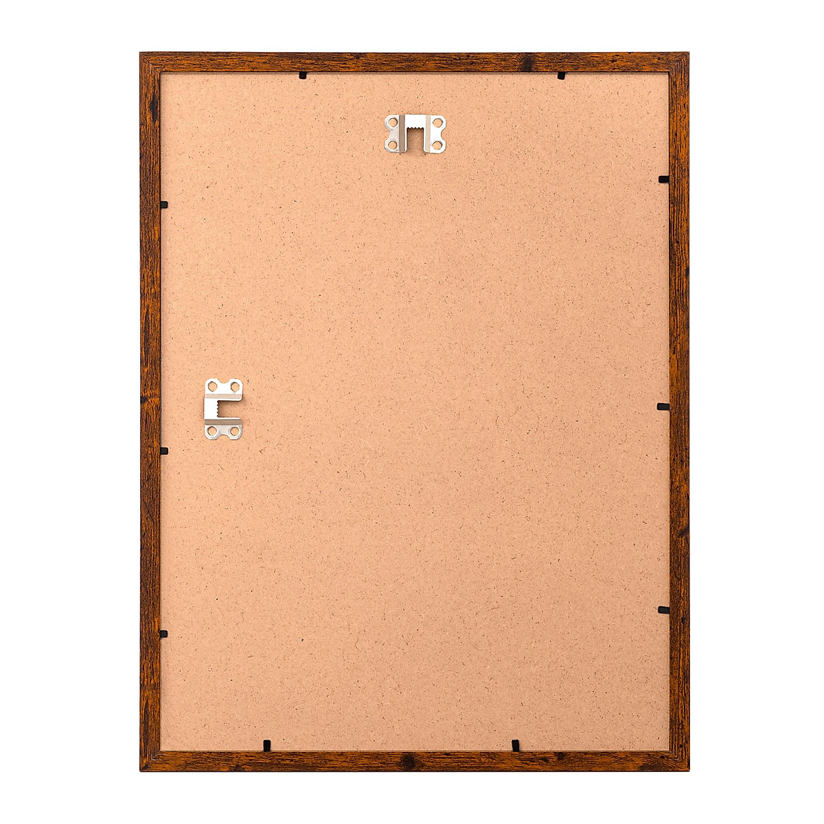 eletecpro 12x16 Picture Frames Set of 5, Gallery wall frame Display 8.5x11 Photo with Mat or 12x16 without Mat, Picture Frame Collage Wall Decor for Wall Mounting, Brown